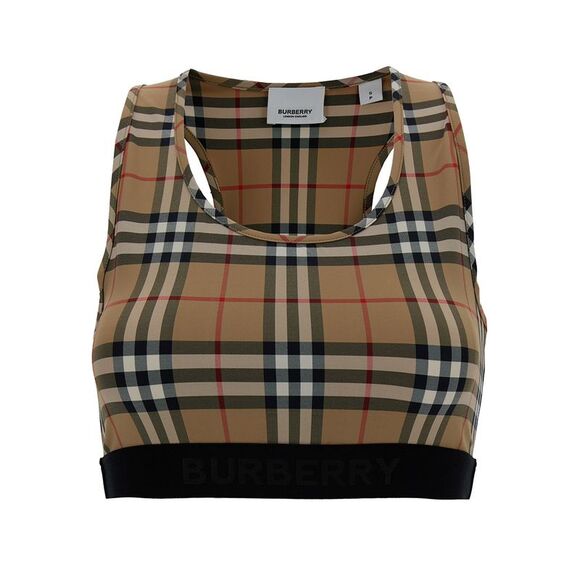 Burberry | Sweaters | Burberry Women Beige Sports Bra With Vintage ...